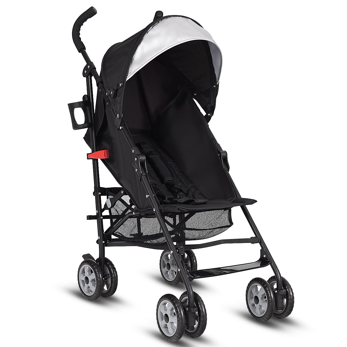 Topbuy Lightweight Foldable Baby Stroller Aluminum frame proof canopy ...