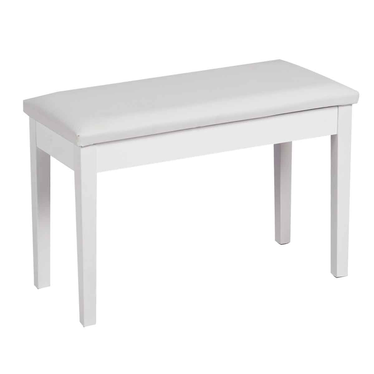 Topbuy PU Leather Piano Bench Solid Wood Padded Double Duet Keyboard ...