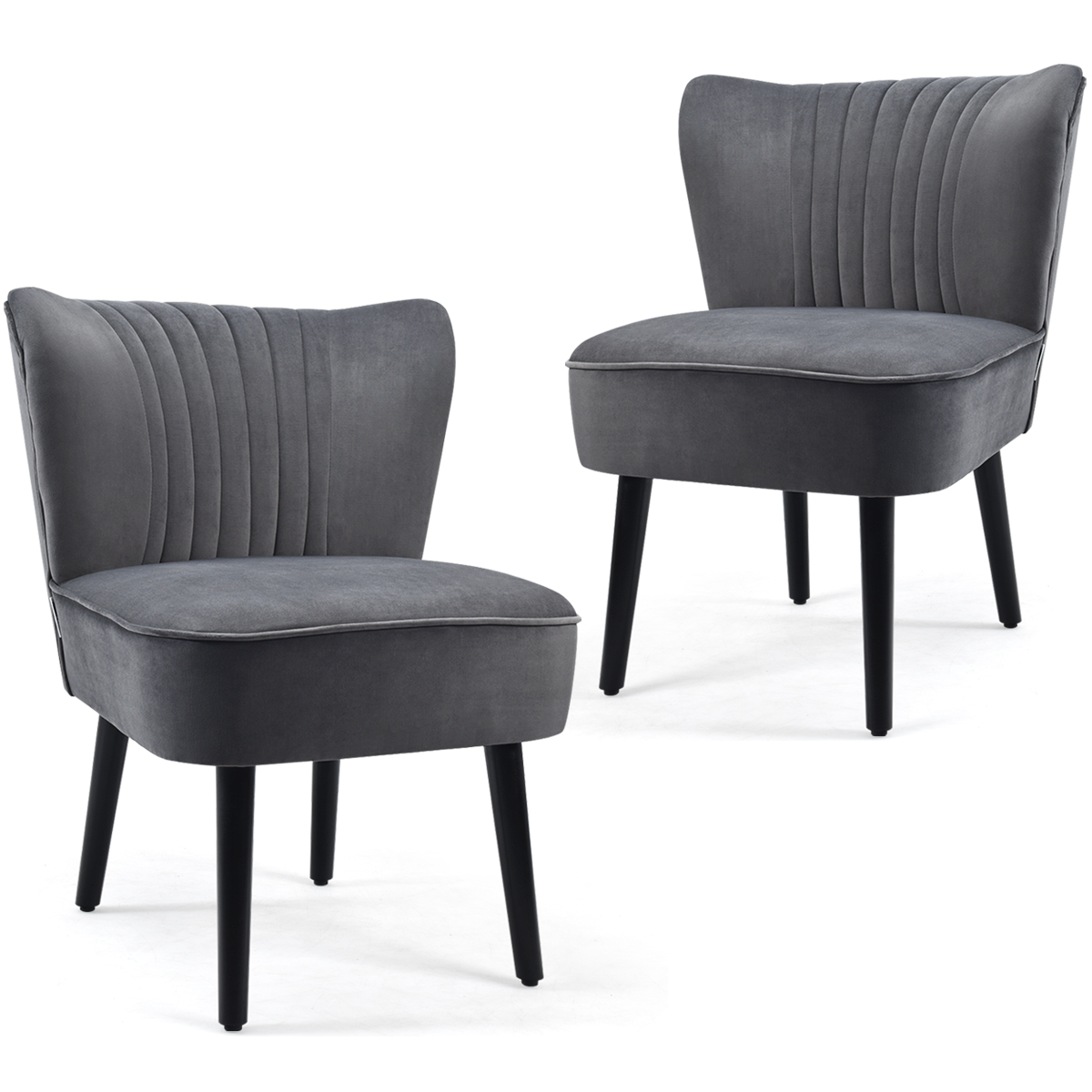 HomePop Emerson Wingback Accent Chair - Walmart.com