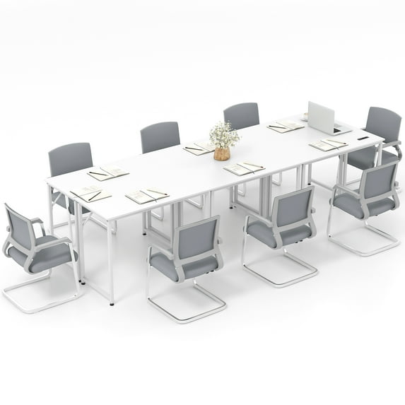 Topbuy Set of 6 Conference Tables Rectangular Meeting Room Table ...