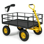 Landworks 48V 2Ah Electric Utility Wagon with Pneumatic Tires, 500lbs ...