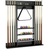 Topbuy Wall-Mounted Billiard Pool Cue Rack Pool Sticker Holder for ...