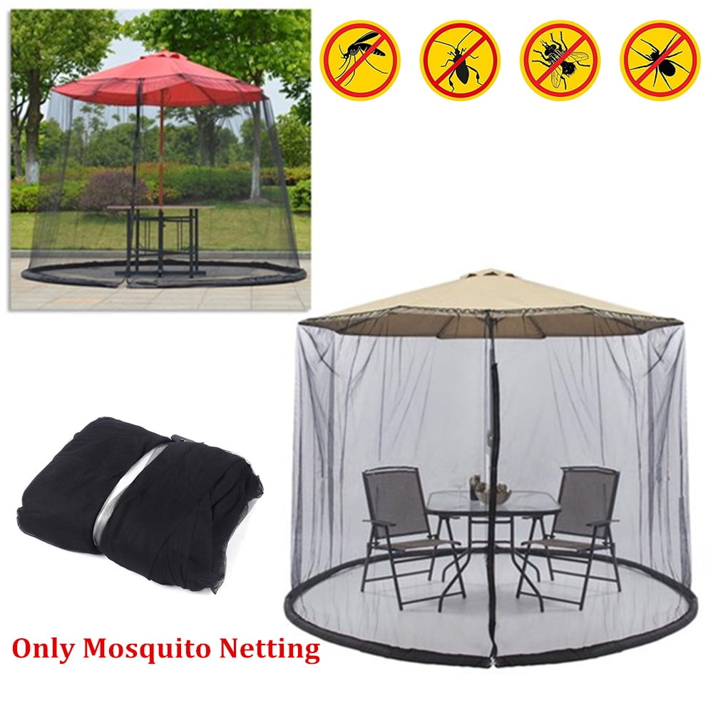 Topchances Patio Mosquito Netting, 11-12FT Mesh Screen Cover, Zipper ...