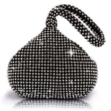 Topchances Women's Rhinestone Triangle Clutch Handbag, Bling Glitter ...