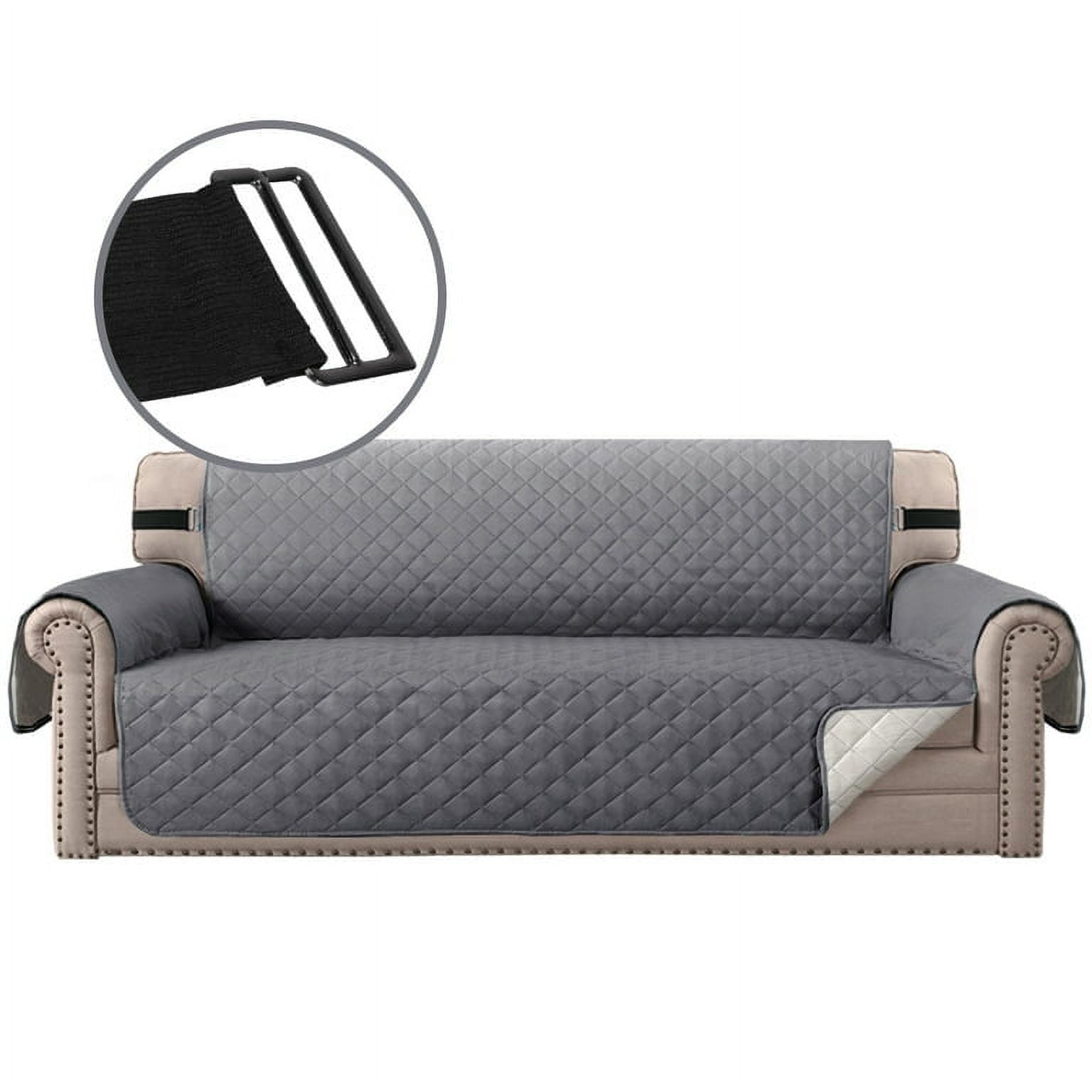 Topchancess Reversible Oversize Sofa Slipcover, Waterproof Sofa Couch ...