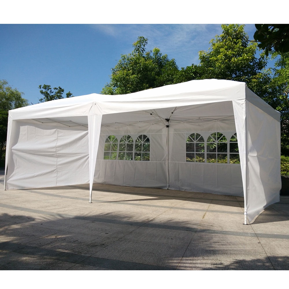 Topcobe 10' x 20' Canopy Tent Tents and Canopies Outdoor Tents and Canopy, White Portable ...