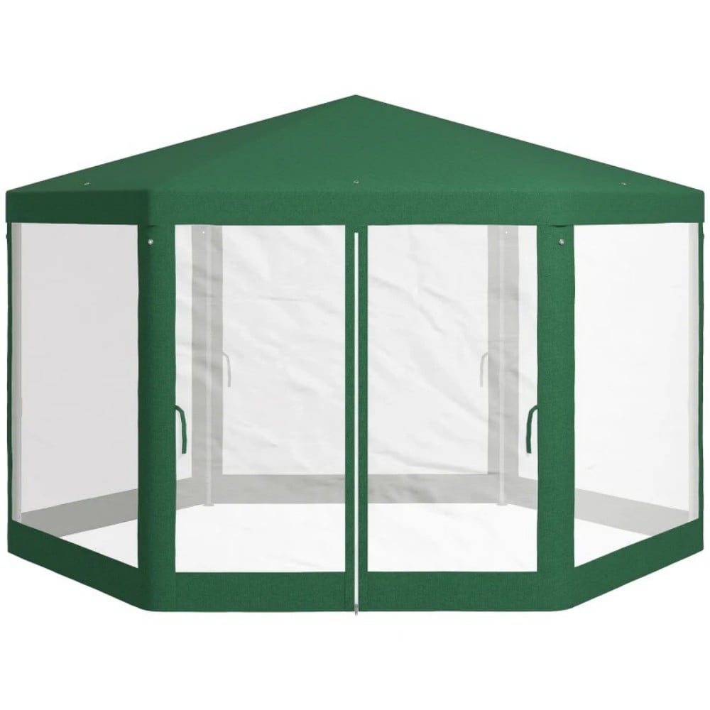 Topcobe 13' x 11' Outdoor Party Tent, Hexagon Sun Shade Shelter Canopy ...