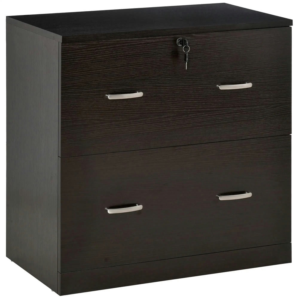 Topcobe 2-Drawer File Cabinet with Lock and Keys, Lateral Storage ...