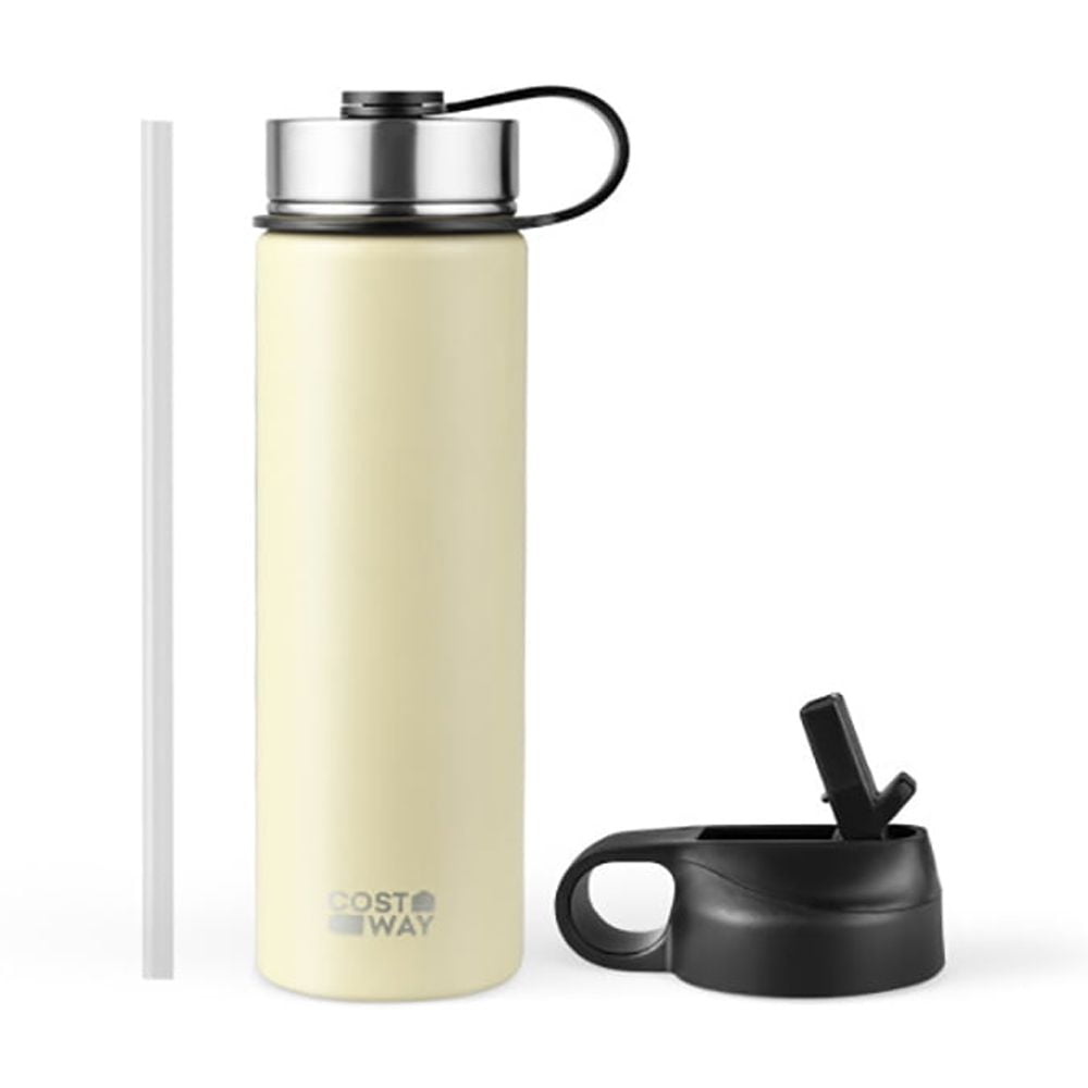 Topcobe 22 Oz Double-walled Insulated Stainless Steel Water Bottle with ...