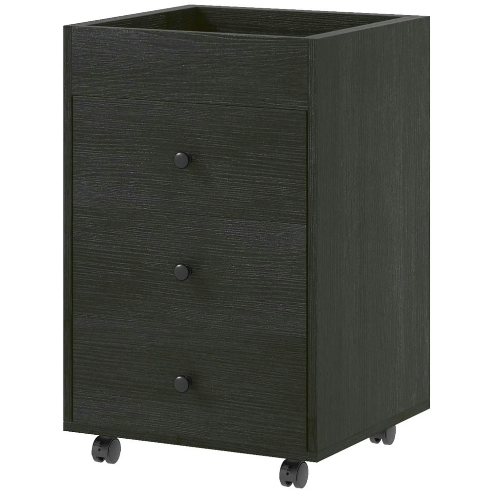 Topcobe 3 Drawer File Cabinet on Wheels Mobile Home Office Storage ...