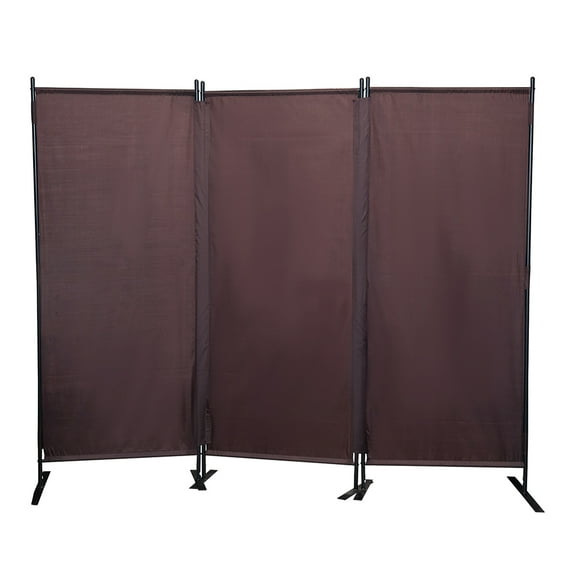 Topcobe 3-Panel Freestanding Privacy Screen for Study Balcony, 6 Ft ...