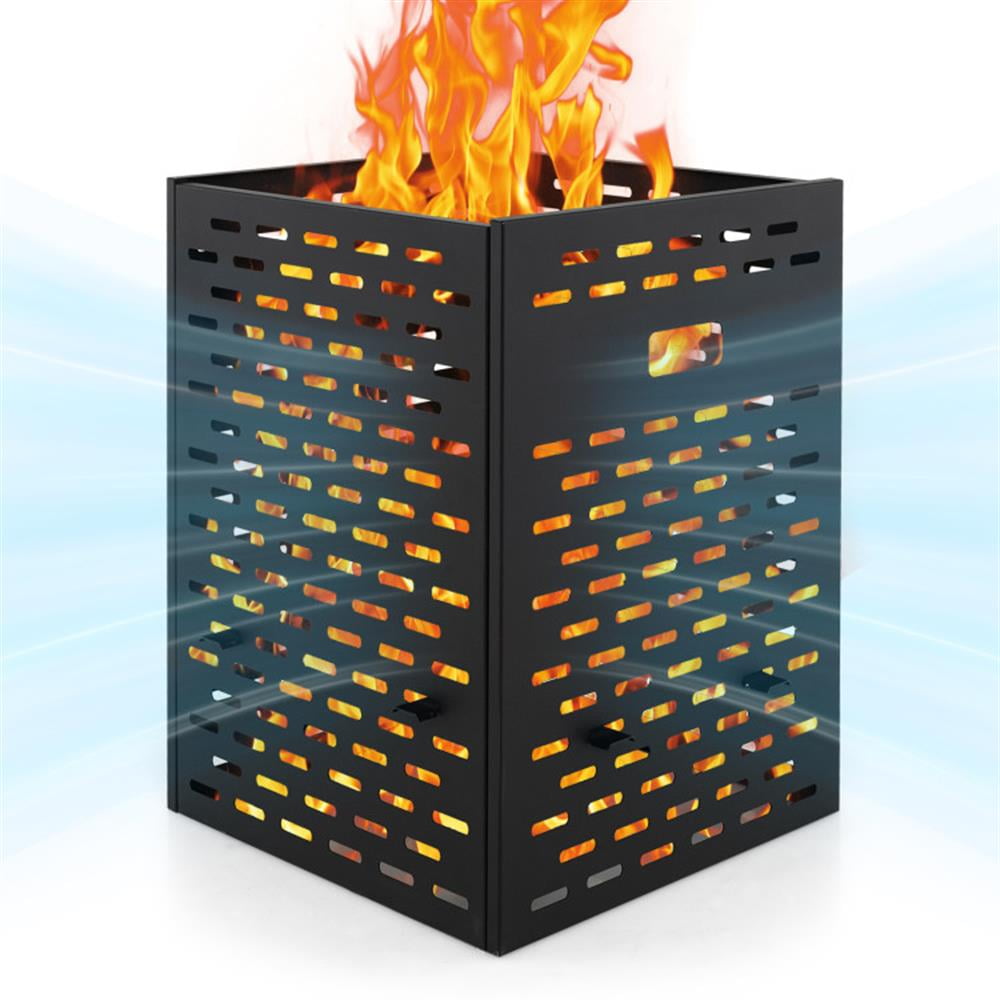 Topcobe 30 Inches Ultra Thick Burn Barrel with Venting Patterns and 4 ...