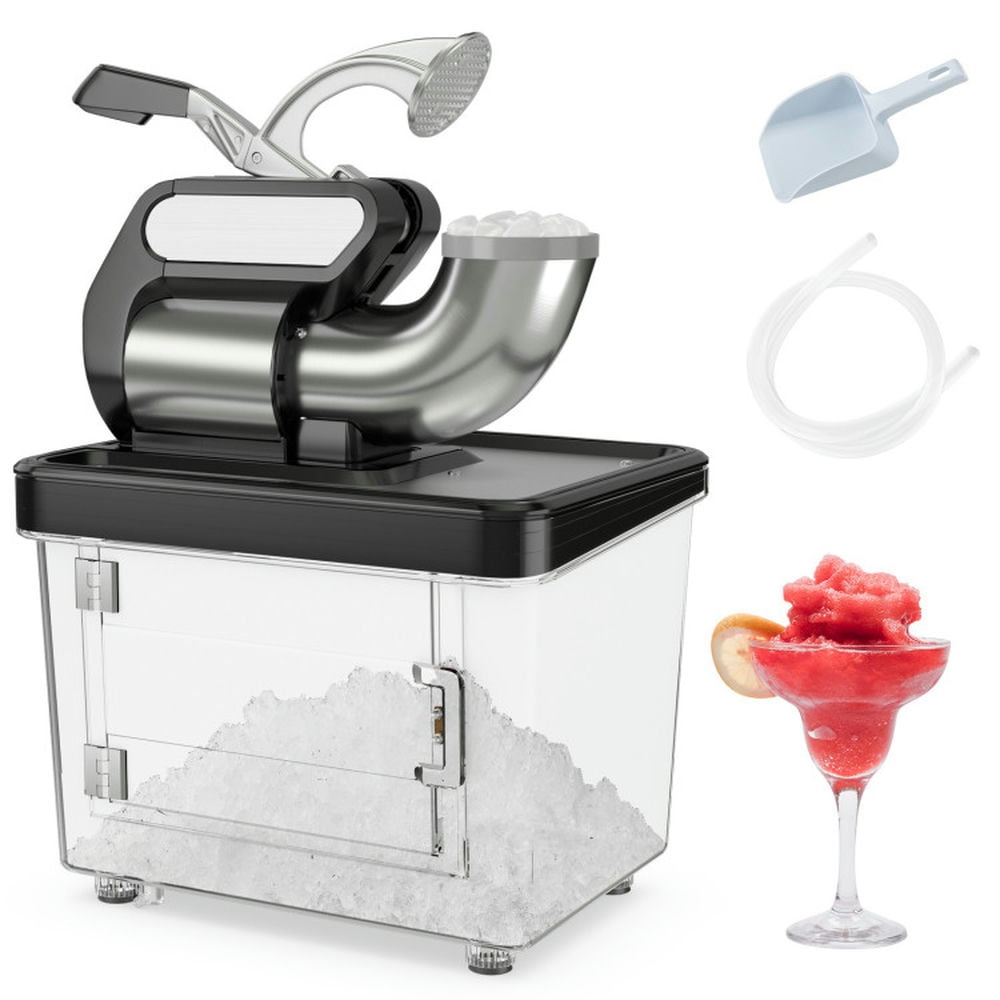Topcobe 300W Commercial Ice Crusher with Dual Blades and Safety Switch ...