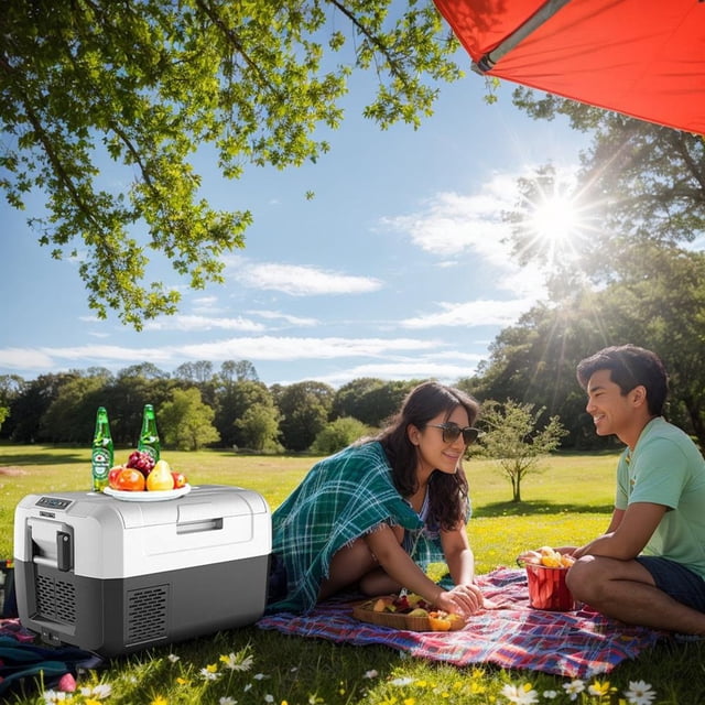 Topcobe 37 Quart Portable Electric Compressor Camping Car Cooler ...