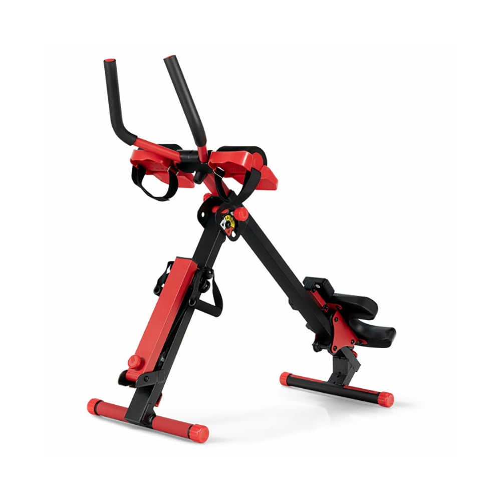 Topcobe 4-in-1 Folding Rowing Machine with Control Panel for Home Gym ...