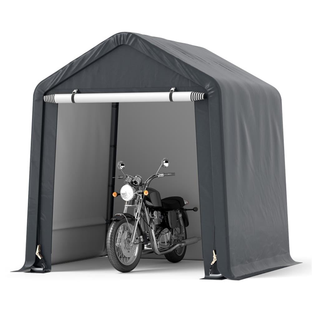 Topcobe 6 x 6.5/8 x 6.5 Feet Portable Motorcycle Outdoor Storage ...