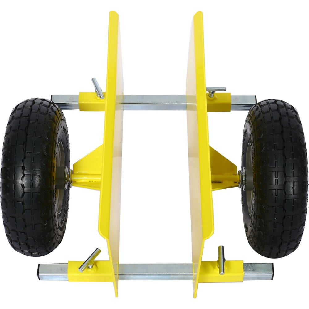 Topcobe 600lb Panel Dolly, 10" Pneumatic Wheels, Heavy Duty in Door ...