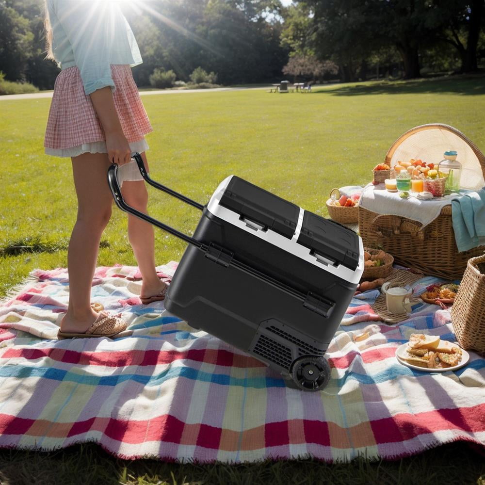 Topcobe 64QT Portable Compressor Fridge Freezer for Vehicles Camping ...
