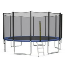 NiamVelo 8 ft Trampoline with Safety Enclosure Net ,Outdoor Jump ...