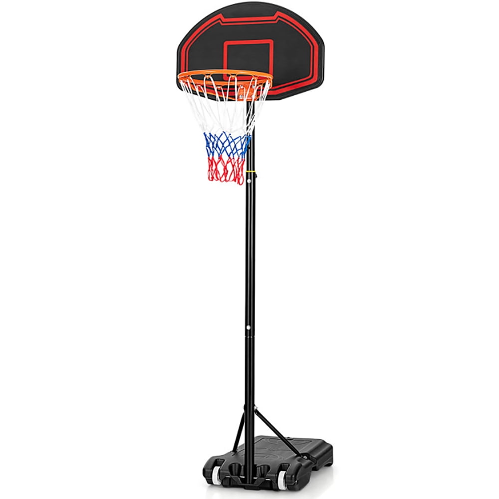 Topcobe Adjustable Kids' Basketball Hoop Stand with Durable Net and ...