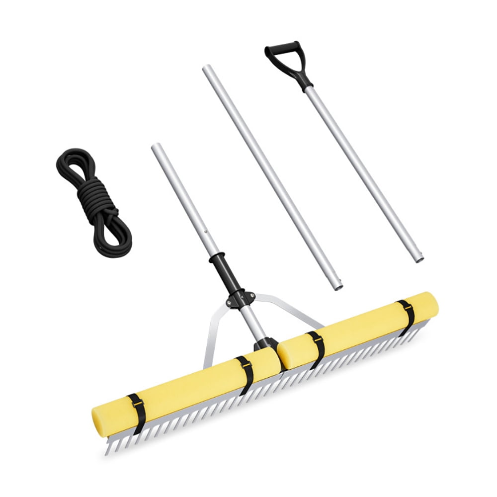 Topcobe Floating Weed Lake Rake 36" Aquatic Pond Weed Cutter with Foam ...