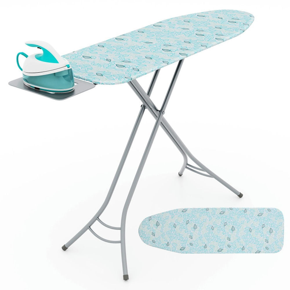 Topcobe Foldable Ironing Board with Iron Rest and Adjustable Height ...