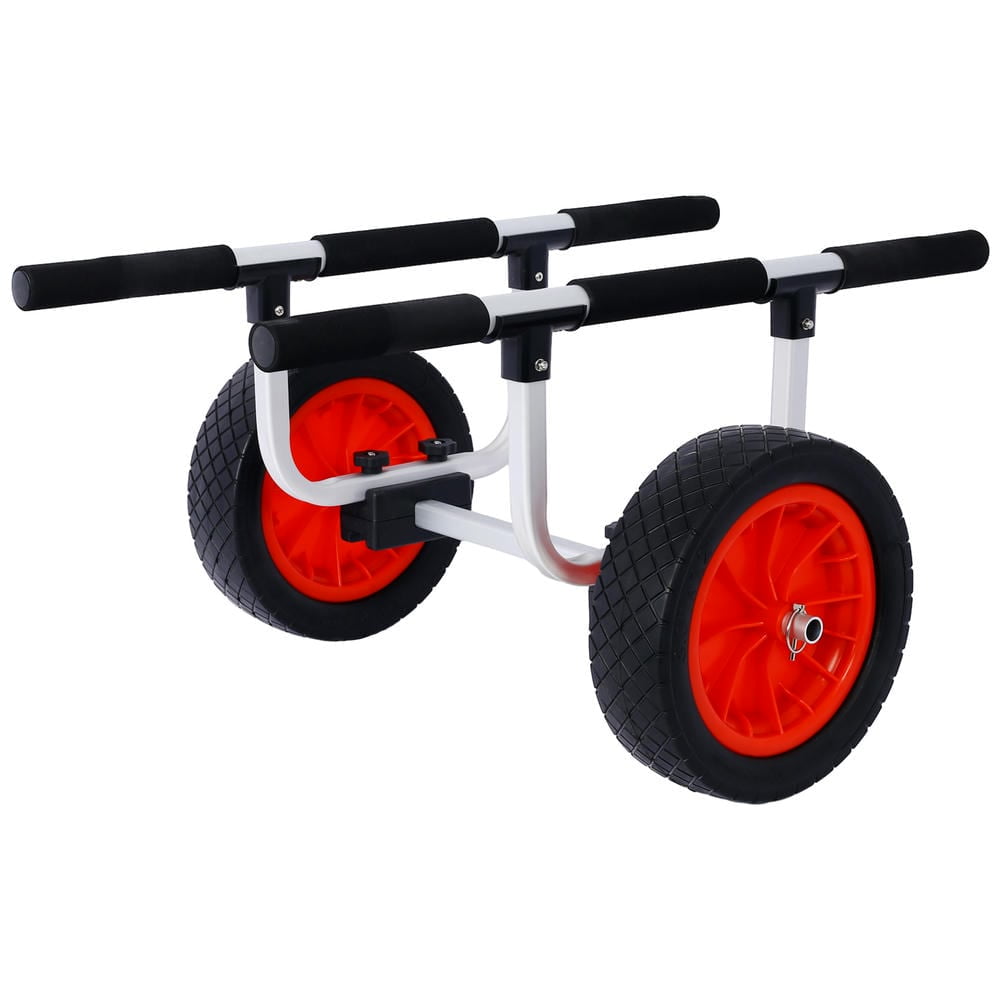 Topcobe Heavy Duty Kayak Cart, Adjustable Width Kayak Trolley with ...