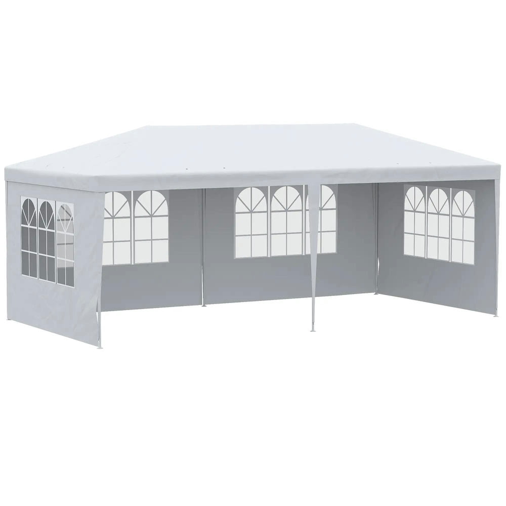 Topcobe Large 20' x 10' Patio Canopy Party Tent with 4 Removable Window ...