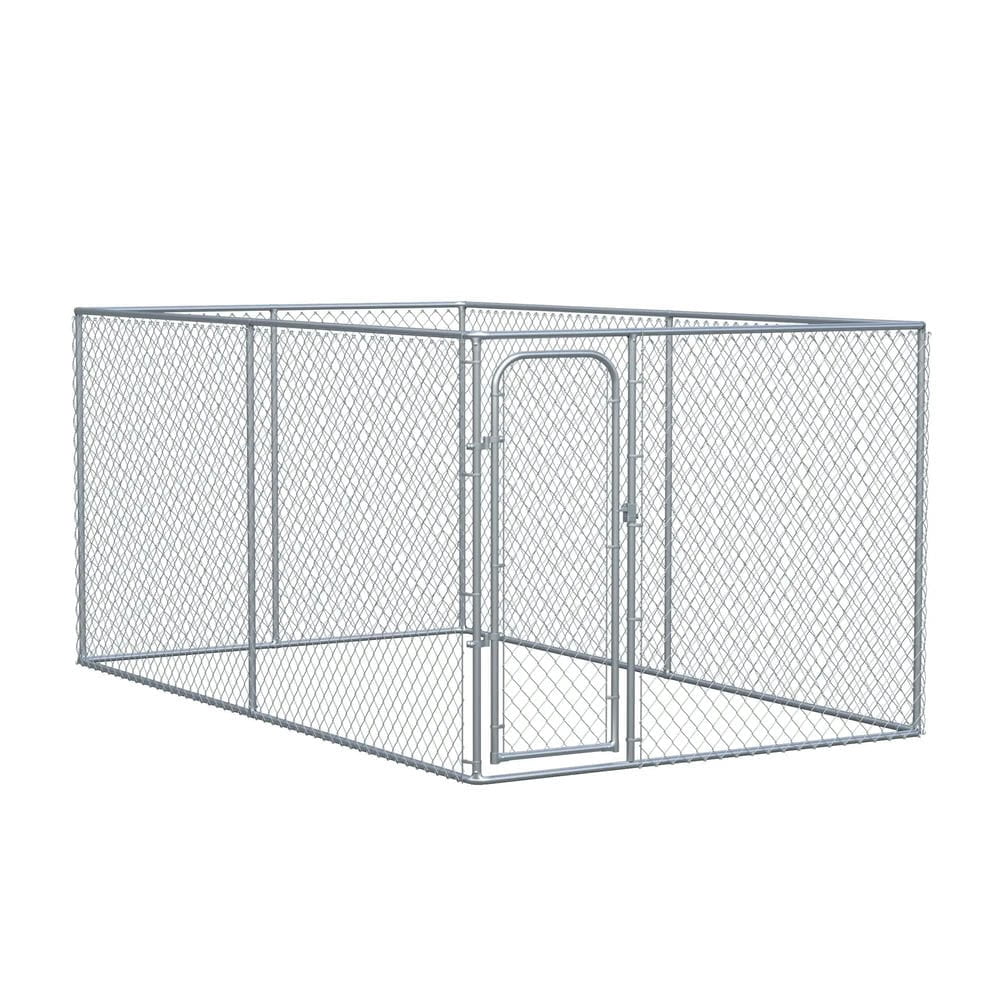 Topcobe Large Dog Kennel Outside, Heavy Duty Dog Cage, Outdoor Fence ...