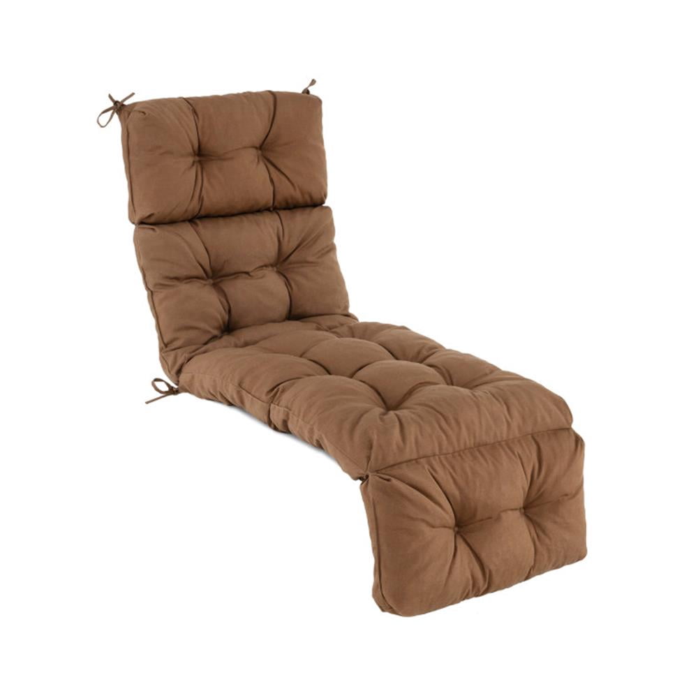 Topcobe Outdoor Lounge Chaise Cushion with String Ties for Garden ...