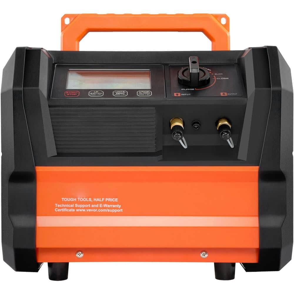 Topcobe Refrigerant Recovery Machine 1 HP Dual Cylinder Brushless ...