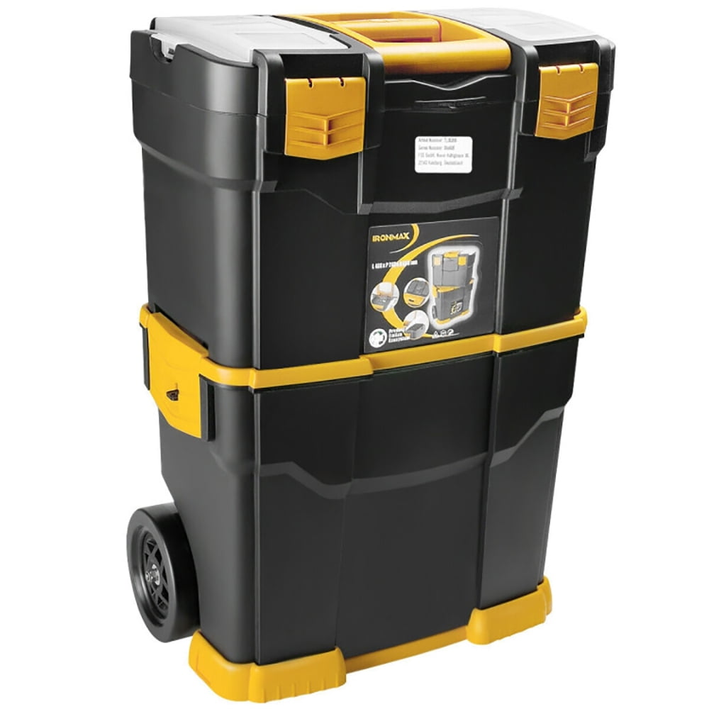 Topcobe Rolling Toolbox Stackable Cabinet Storage Chest Organizer with ...