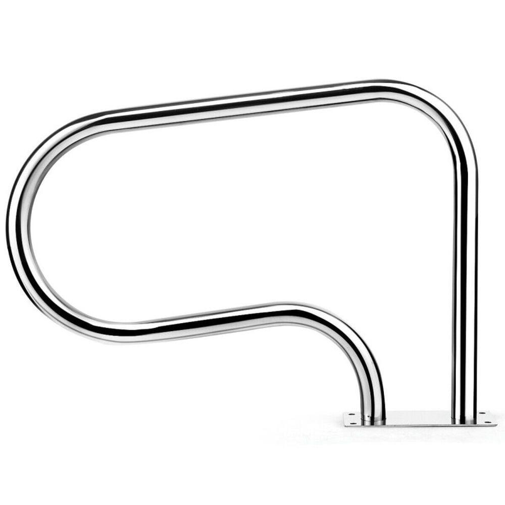 Topcobe Stainless Steel Swimming Pool Hand Rail with Base Plate for ...