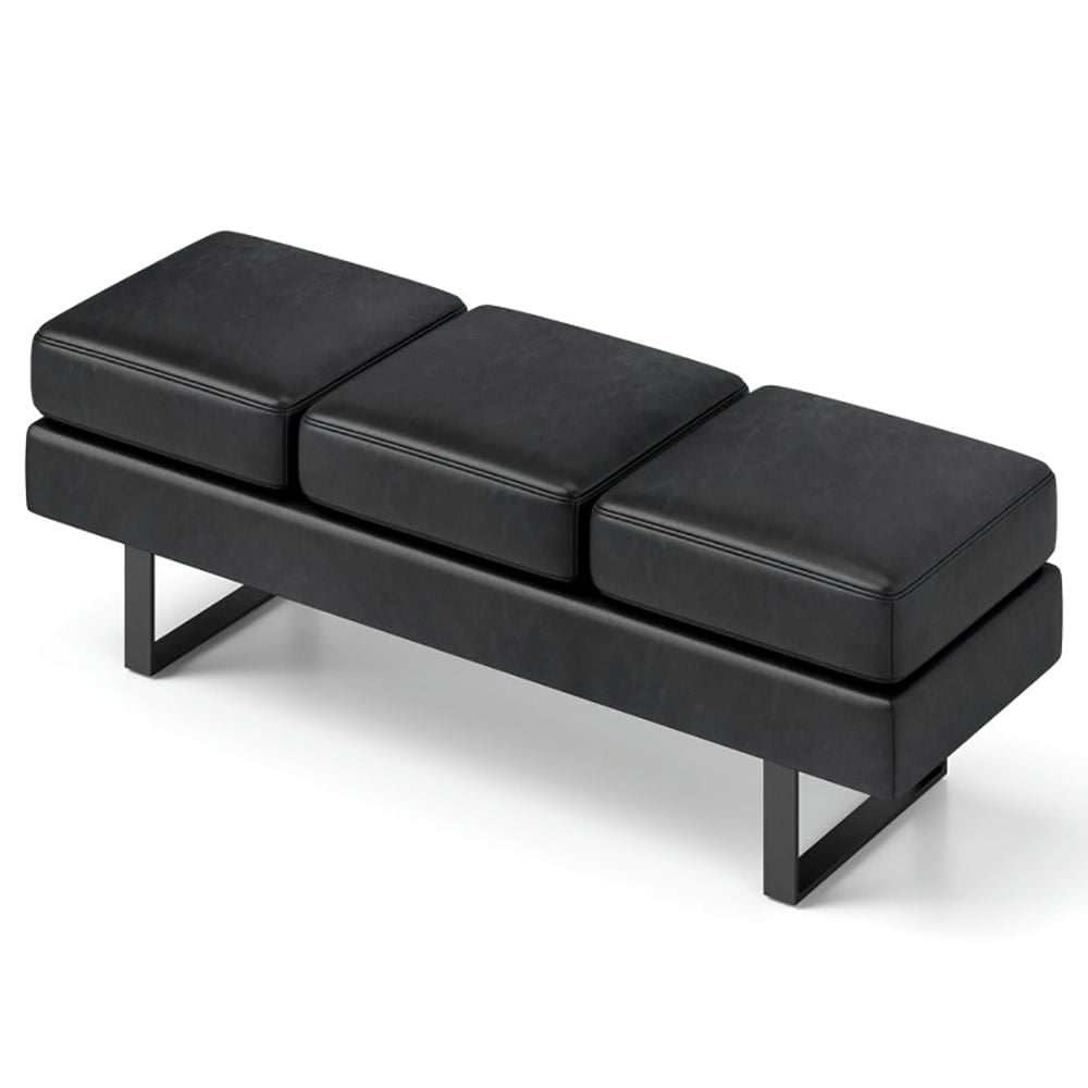 Topcobe Waiting Room Bench Seating Long Bench with Metal Frame Leg ...