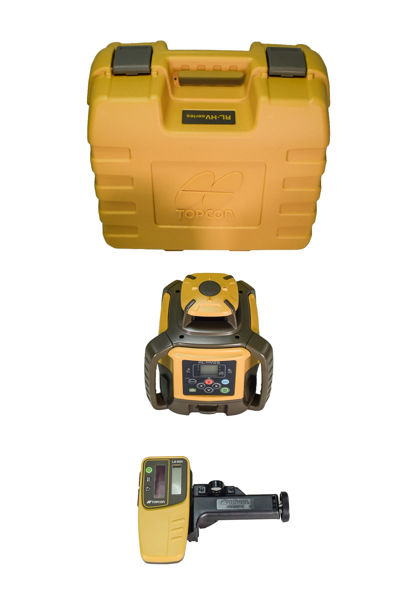 Topcon 1051612-01 RL-HV2S w/LS-80X Dual Slope Alkaline Battery - Walmart.com