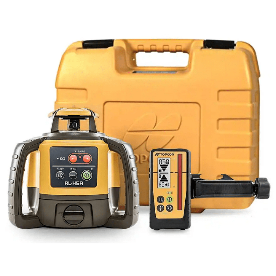 Topcon RL-H5A Horizontal Self-Leveling Rotary Laser w/ LS-100D Receiver ...
