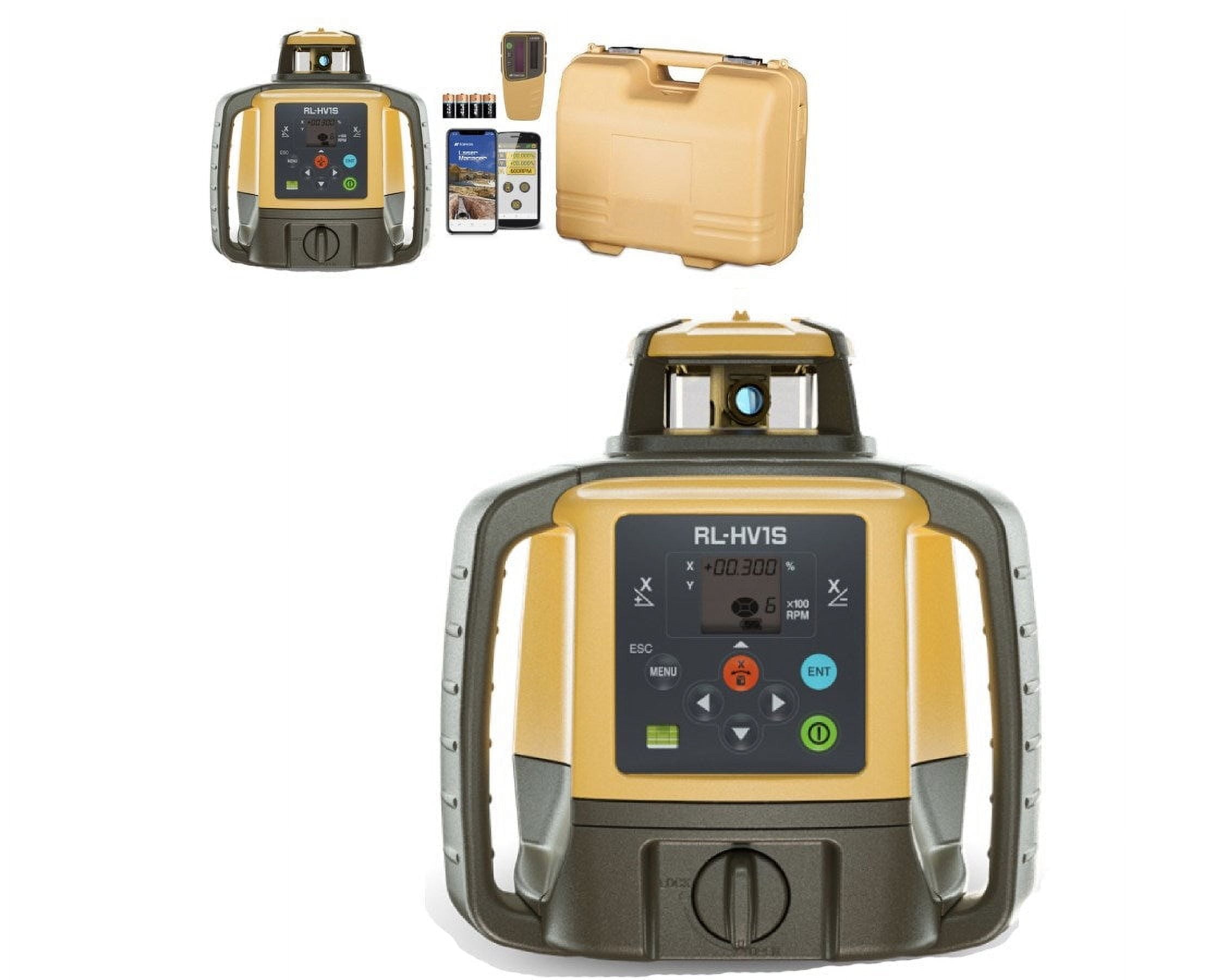 Topcon RL-HV1S Single Grade Laser w/ LS-80X Receiver 1051612-08 ...