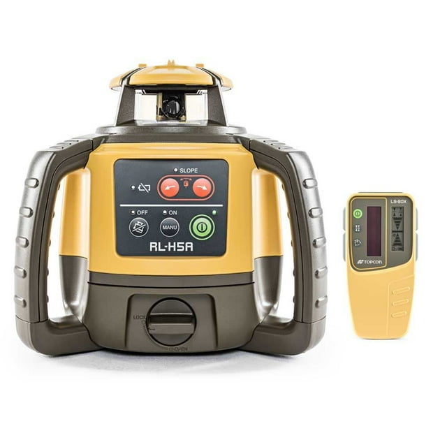 Topcon Rl-H5A Horizontal Self Leveling Rotary Laser With Lx80 Detector ...