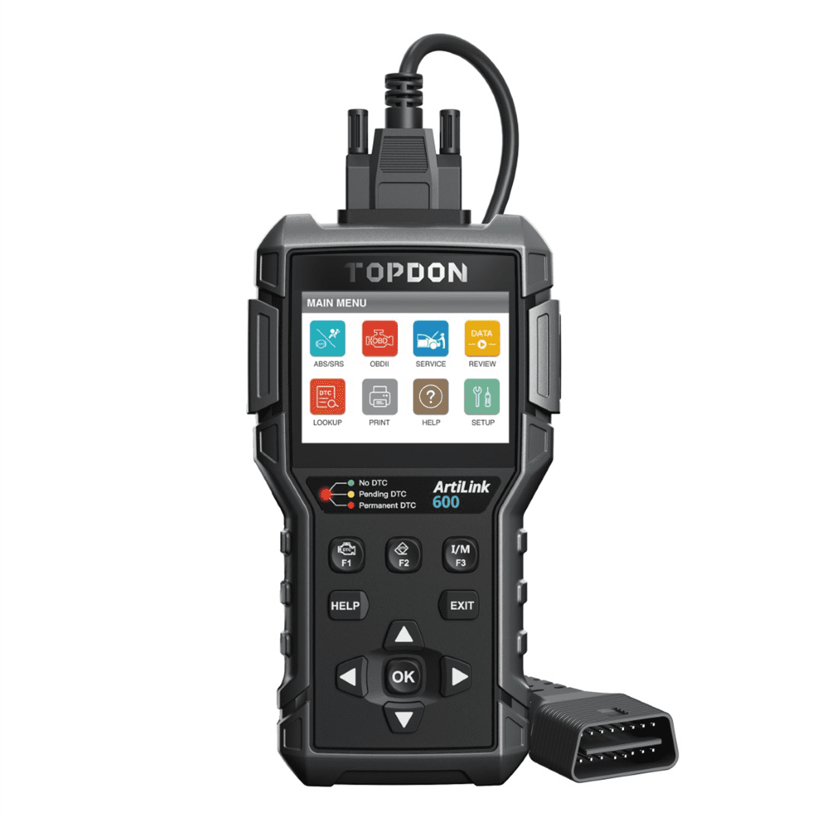 Topdon ArtiLink600 - Code Reader - ABS & SRS Active Tests & Live Data ...