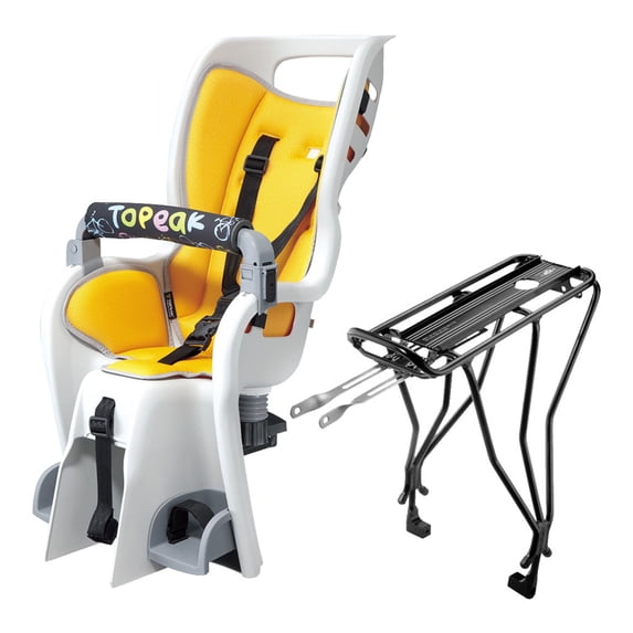 Topeak, BabySeat II, with MTX 2.0 Rear Rack 26 Disc, Child Bike Seat ...