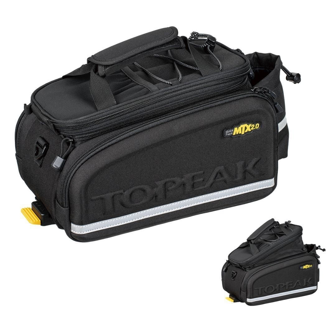 Topeak MTX 2.0 Trunk Bag DX Black 14.2x9.8x8.5in MTX 2.0 - Walmart.com