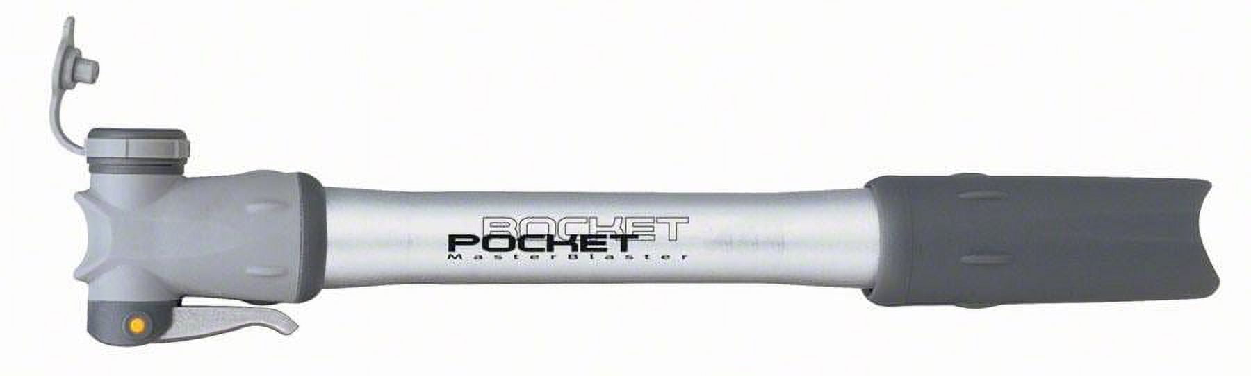 Topeak Master Blaster Pocket Rocket Frame Pump: Silver/Black - Walmart.com