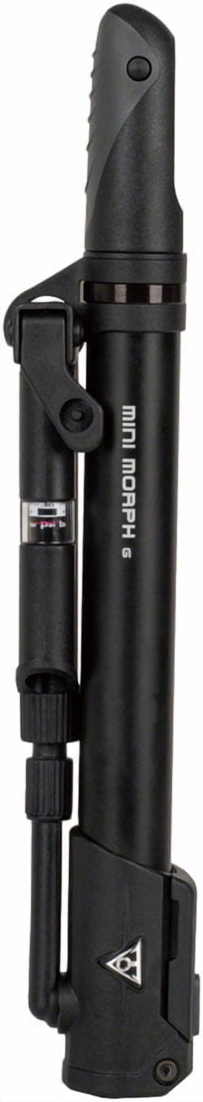 Topeak Mini Morph G Pump - with Gauge, Black, 140psi - Walmart.com