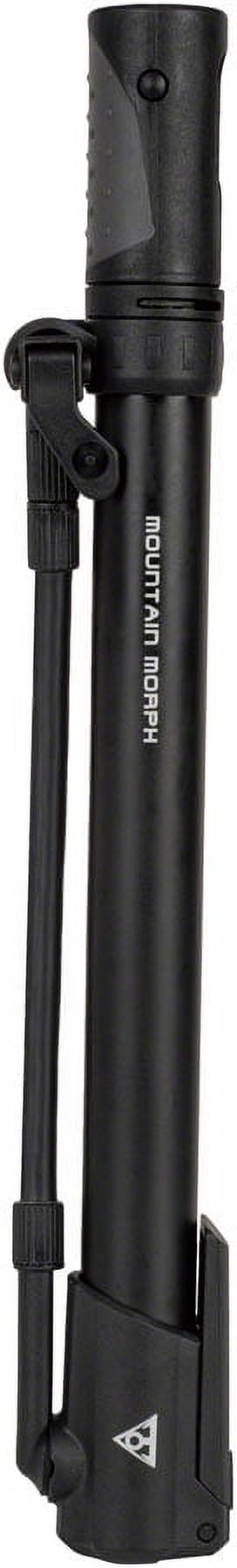 Topeak Mountain Morph Pump - Black, 160psi - Walmart.com