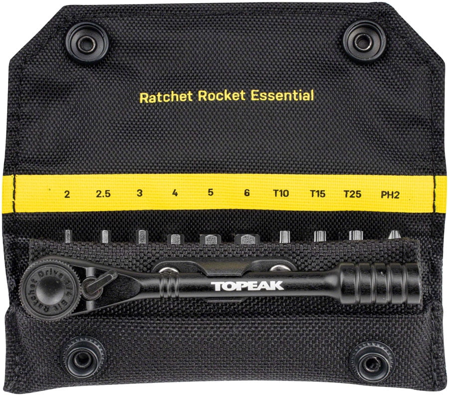 Topeak Ratchet Rocket Essential Tool Kit - with 10 Bits - Walmart.com