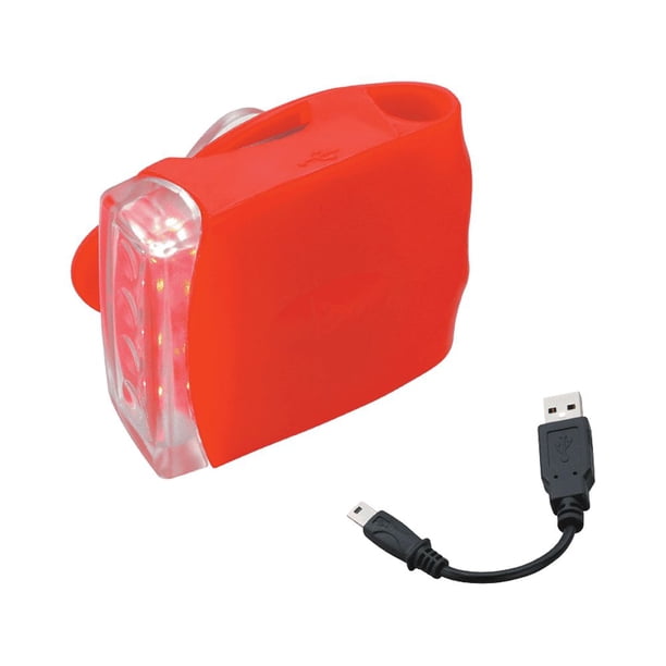 Topeak RedLite DX Red LED Rear Bike Safety Light USB Rechargeable for ...