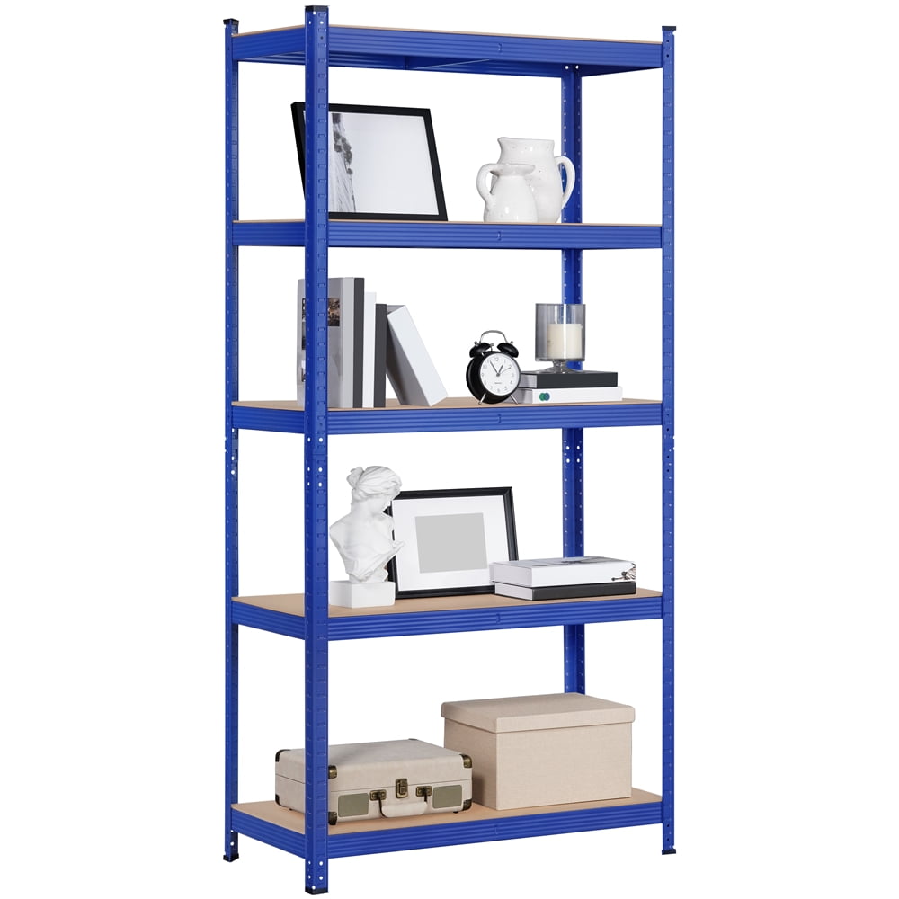 Topeakmart 2PCS 5-Tier Metal Boltless Storage Rack with Adjustable ...