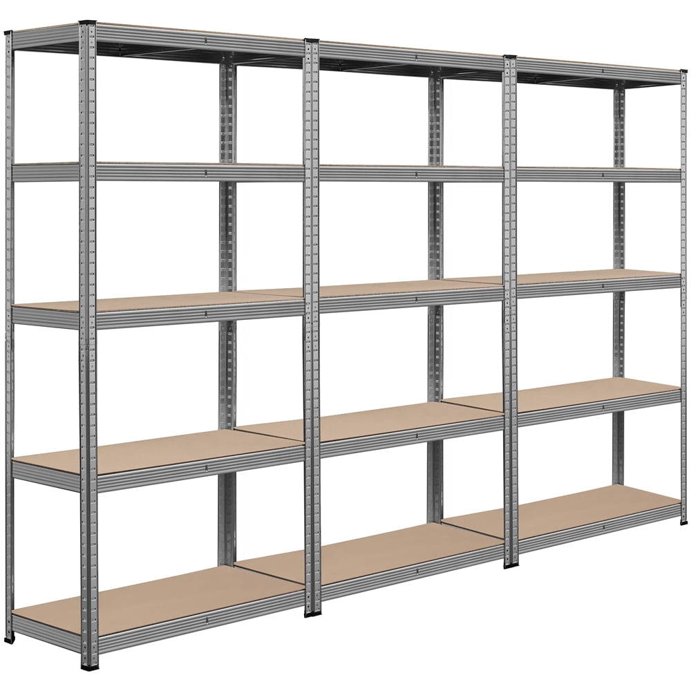 Topeakmart 3PCS 5-Tier Metal Adjustable Boltless Storage Rack for Home ...