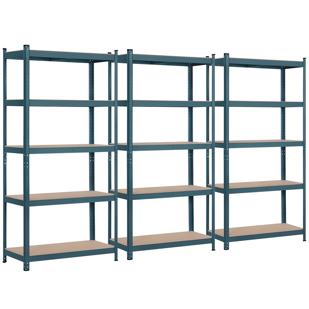 Topeakmart Heavy Duty 3PCS 5-Tier Metal Boltless Storage Rack Units ...