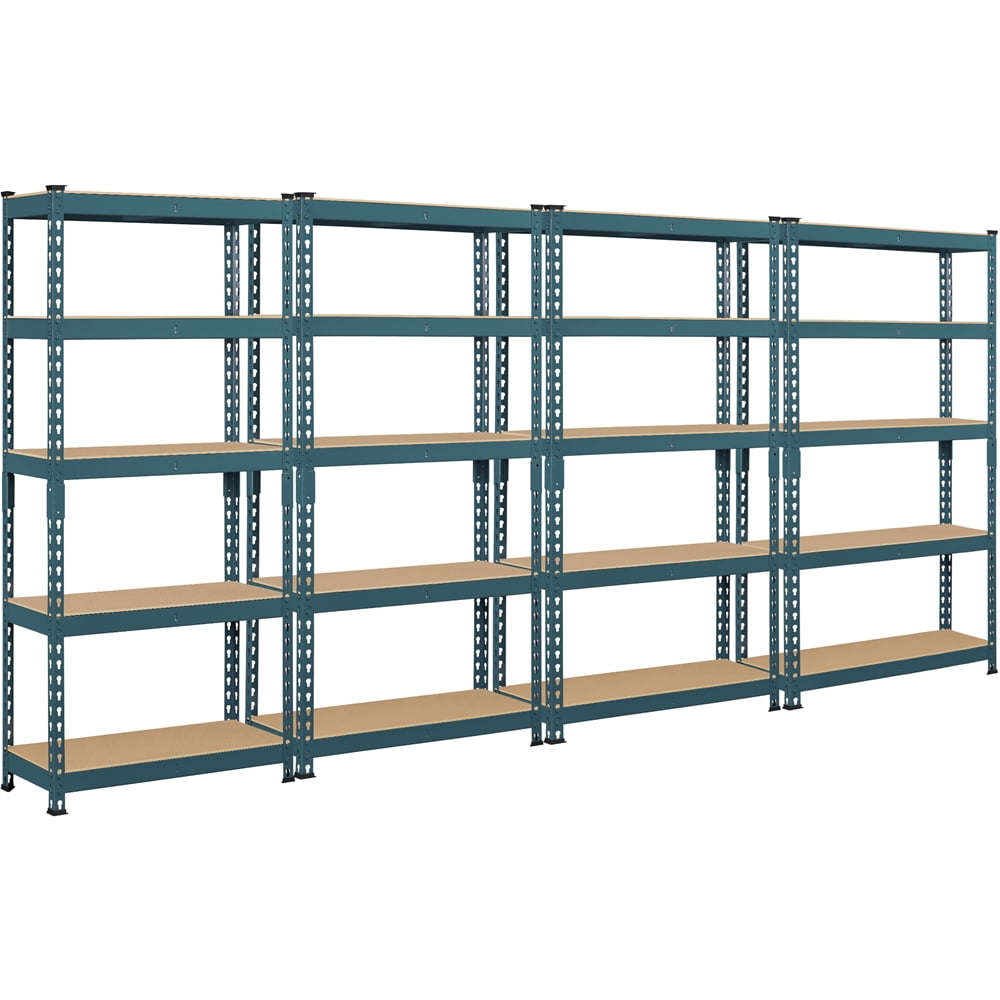 Topeakmart 4 Pieces of 5 Tiers Boltless Storage Shelf for Home ...